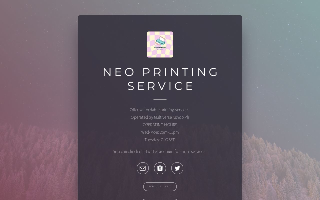 Neo Printing Service